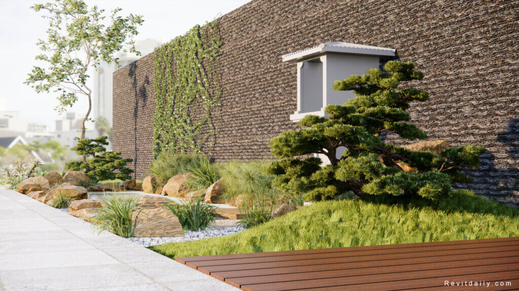 Landscape Japanese Revit | Revit Daily