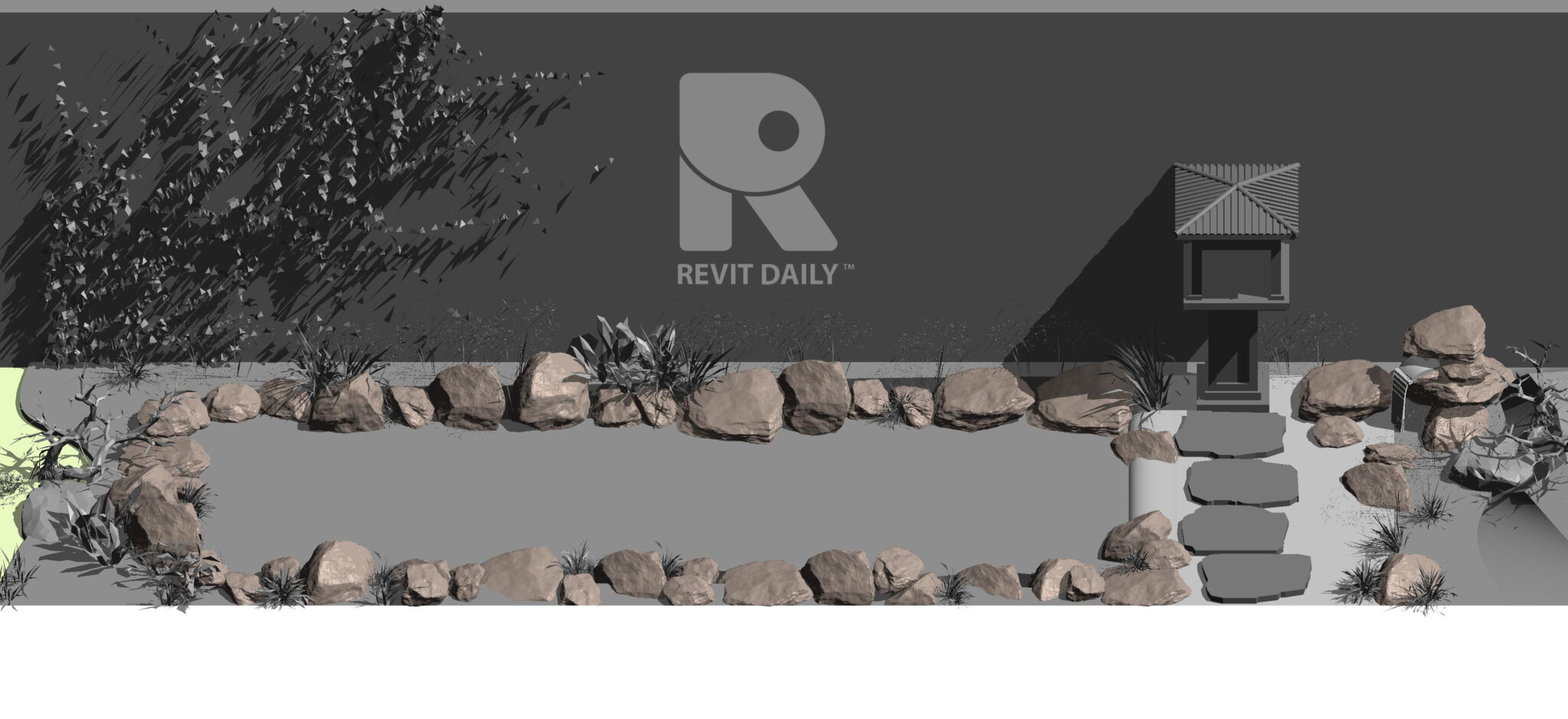 Landscape Japanese Revit | Revit Daily